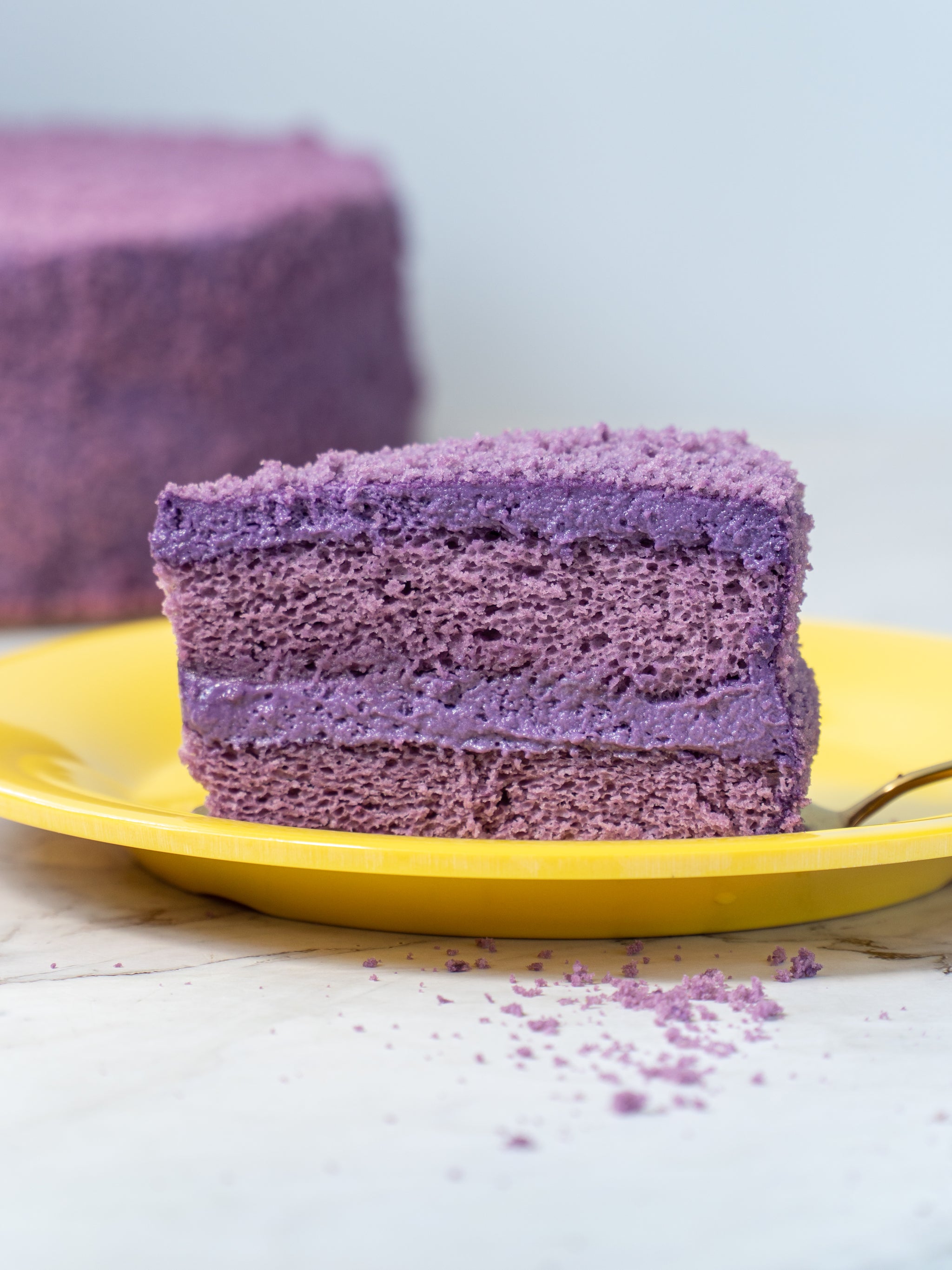 Ube Cake (9 inches Round) – Indulge Patisserie PH